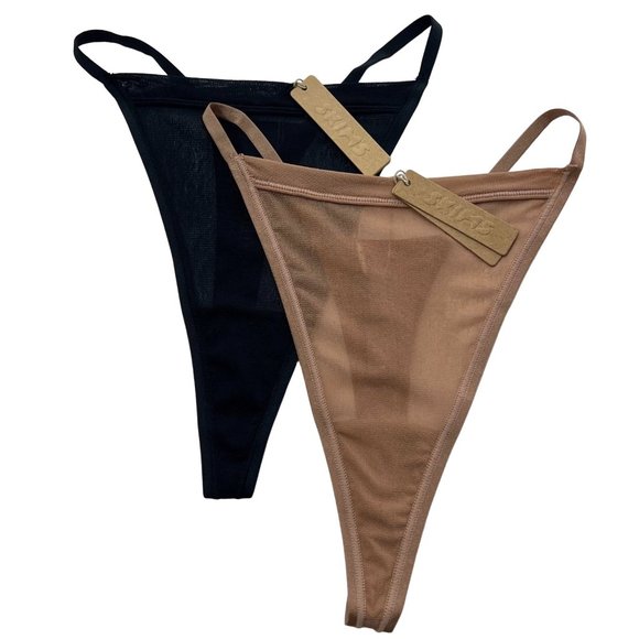 SKIMS | Intimates & Sleepwear | Skims Summer Mesh Tstring Thong Lot Of ...